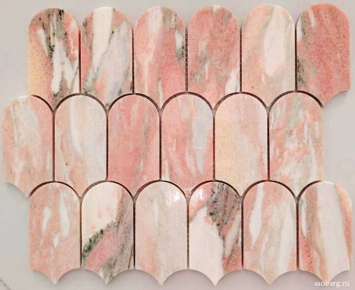 ORRO MOSAIC КАМЕННАЯ МОЗАИКА ASTI PINK 31,5X26X0,8 по лучшей цене ...