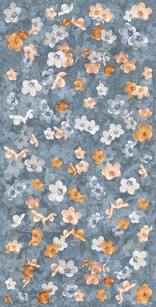 PIEMME HOMEY BLOOM BLUE NAT RET 60X120 по лучшей цене купить в интернет ...
