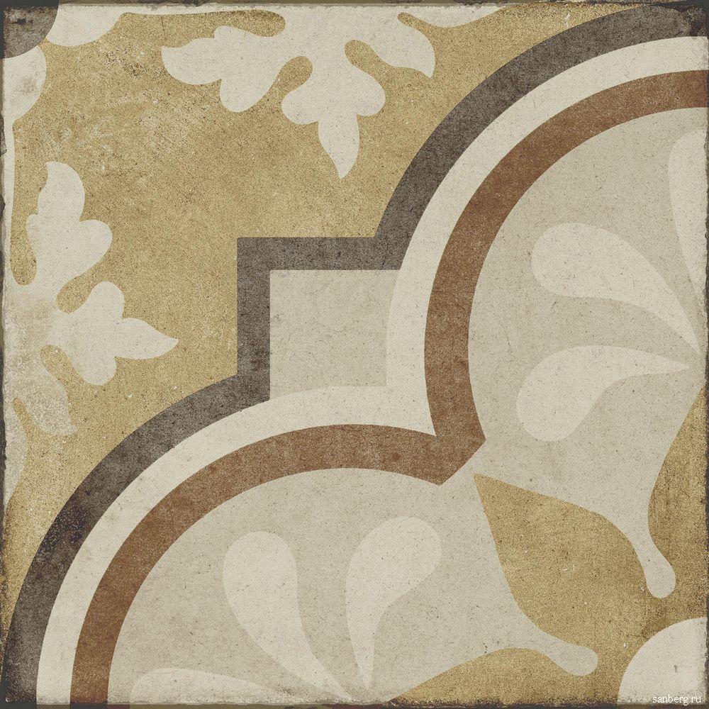 RAGNO OTTOCENTO DECORO TAPPETO 4 AMBRA 20X20 по лучшей цене купить в ...